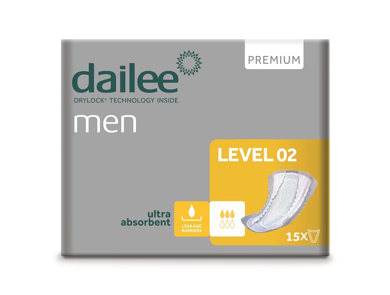 DAILEE Men Premium 2 Level inkontinenční vložky pro muže 15 ks ...