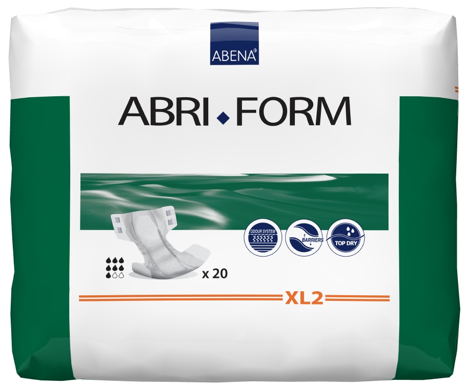 Abri Form XL2 inkontinenční zalepovací kalhotky 20 ks | Dentimedshop.cz